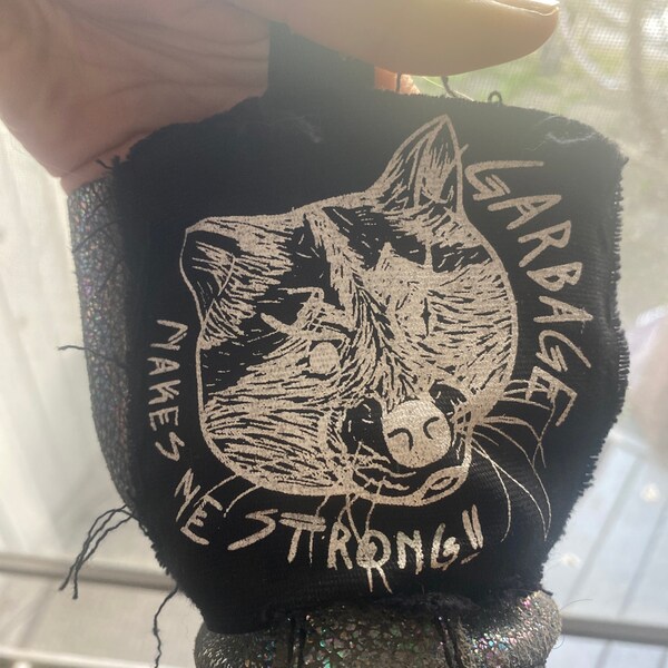 Folk Music is Fight Music Anti-fascist Screened Punk Patch Crust AFA ...