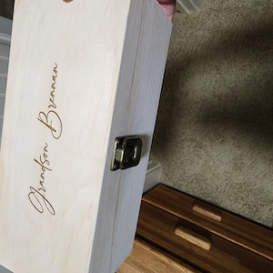 Personalized MEMORY BOX Engraved Wood Box Gift for Boyfriend, Custom ...