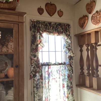 Hydrangea Blue Empress Valance - Etsy