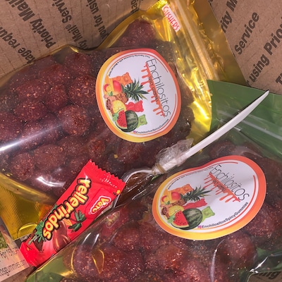 Spicy Manguitos Dulces Enchilados Manguitos Con Chile Manguitos Chamoy ...