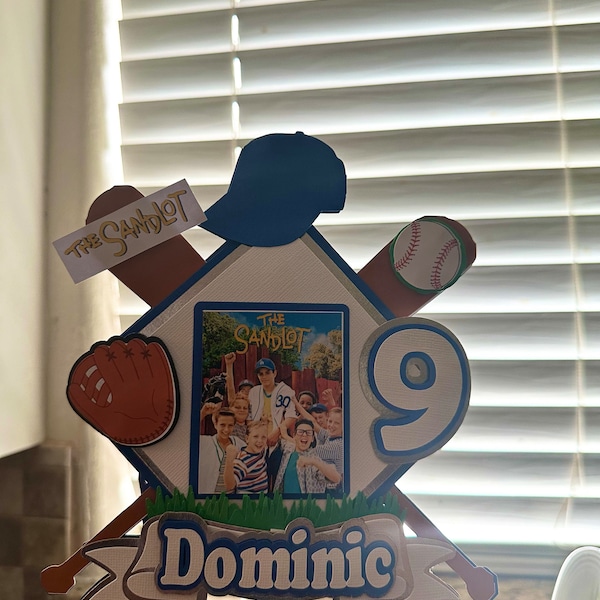 Inspired the Sandlot Cake Topper| Baseball Cake Topper | Sports Cake ...