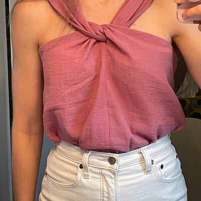 Arwen Halter Twist Neck Top Digital PDF Sewing Pattern // US 4-16 EU 34 ...