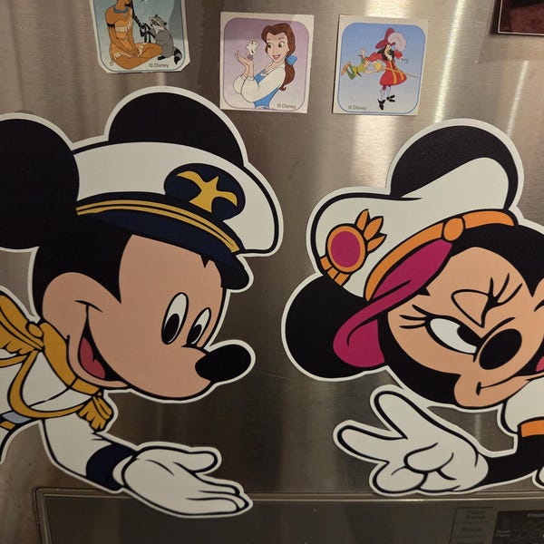 Captain Mickey & Sailor Friends -disney Movie Inspired Magnets Cruise ...