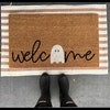 Halloween Doormat, Ghost Welcome Mat, Halloween Decor Outdoor, Boo ...