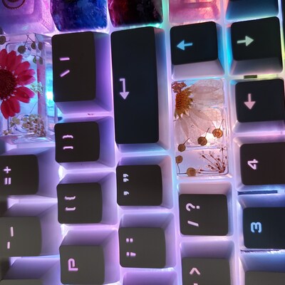 Spacebar Keycap, Custom Spacebar, Blue Keycap, Cute Keycap, Transparent ...