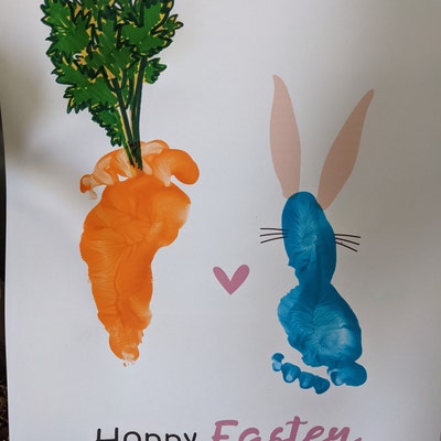 Easter Handprint Art, Printable, Bundle, Keepsake Craft for Kids ...