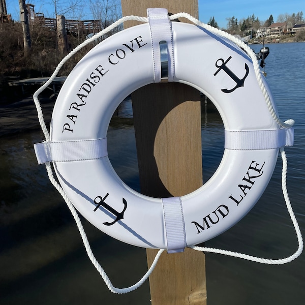 Custom Life Ring | Custom Life Ring - | Custom Pool Decor | Custom Boat ...