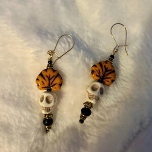 Ceramic Clay Bead Peru Earring, 925 Sterling Silver Folk Art Jewelry ...