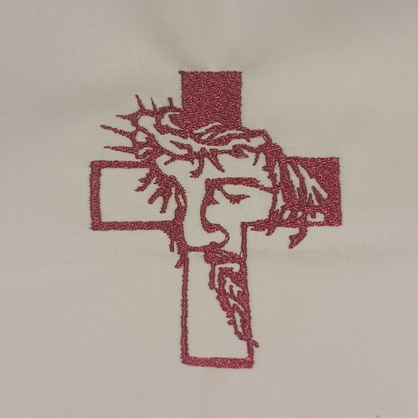 Jesus Cross Machine Embroidery Design, Eight Sizes Included, Instant ...