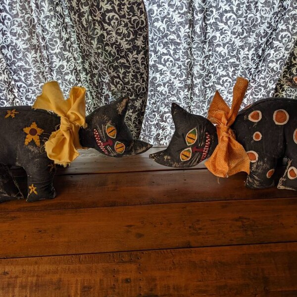 Primitive Deer Epattern Pattern Christmas Doll Reindeer Instant ...