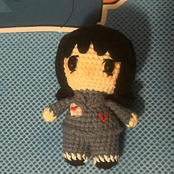 Handmade Crochet Chibi Anime Anya Mouthwashing Plushies Keychain ...