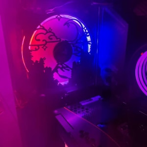 Fan Shroud Starry Nightscape Shroud/cover/grill for 120mm Computer/pc ...