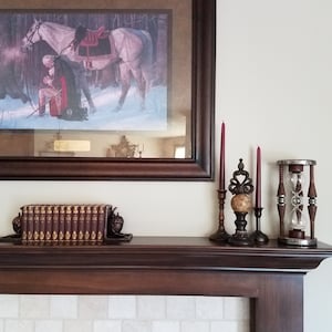 6x10 Chechen Hourglass Spiral Spindles Fillable Hourglass | Etsy