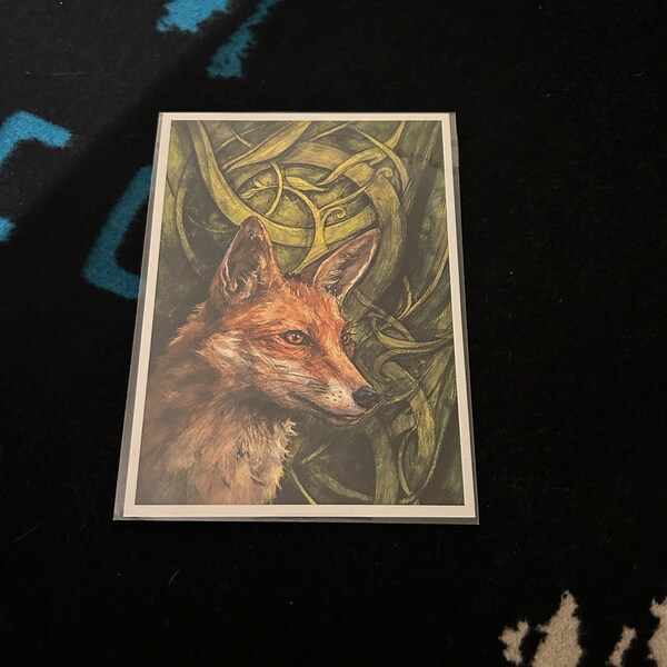 Bold Undaunted Fox, Small Print ( 5 X 7 Inches) - Etsy