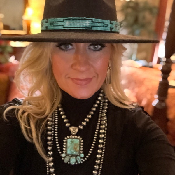 Sterling Silver ROYSTON Turquoise Pendant by Navajo Artist Mary Ann ...