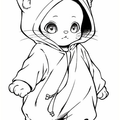 Coloring Page, for Children, Baby Rabbits - Etsy