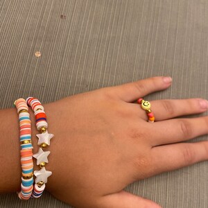 Preppy Bracelet Set the Sunrise and Ocean Best Friend Bracelet Set - Etsy