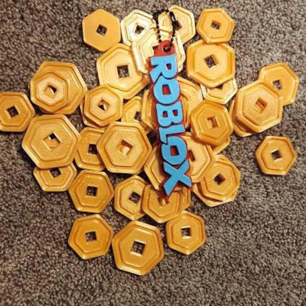 Roblox Pretend Play Plastic Gold Coins Kids Birthday Gifts / Party ...