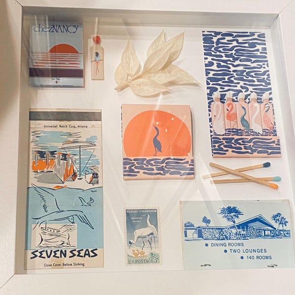 Mini Howdy Western 2.0 Cowboy Matchbook Art Shadow Box Rootin Tootin ...