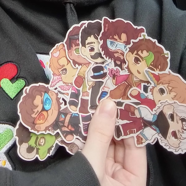 Hermitcraft Season 10 Chibi Stickers - MCYT, Life Series - Grian, Mumbo ...