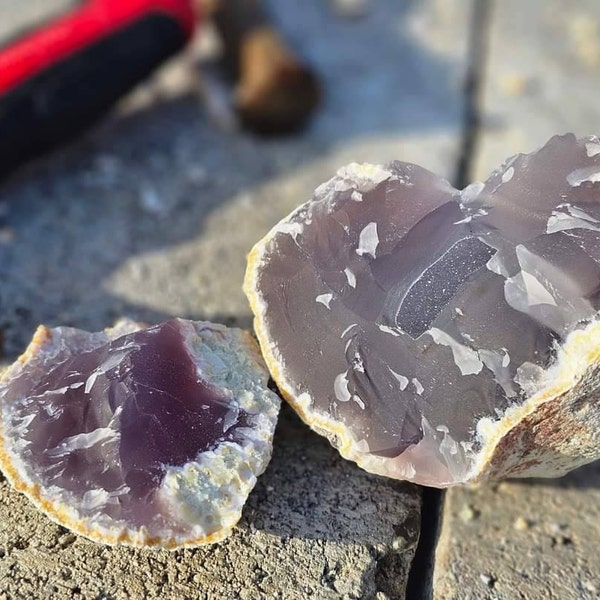 Unopened Brazilian Enhydro Geode - Etsy