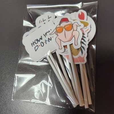 Movie Inspired Cupcake Toppers Themed Inspired Party Decoration Funny ...