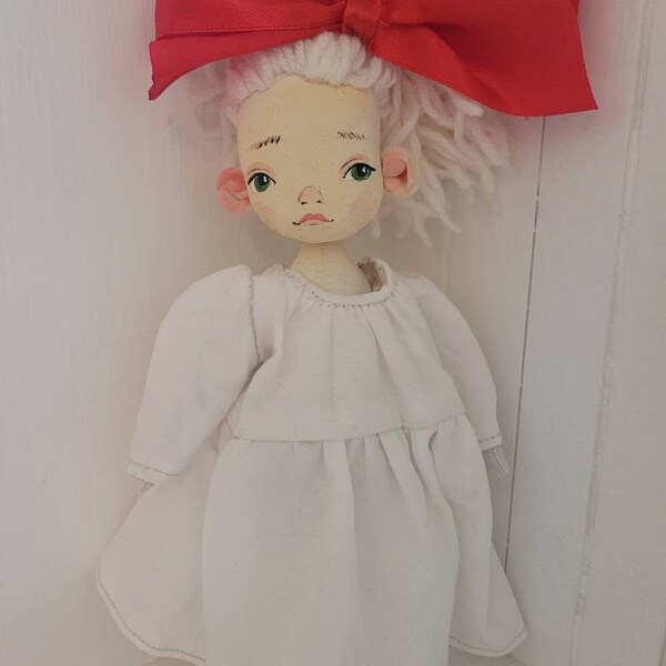 Mini Man Rag Doll, Fabric Bearded Man Doll, Man Beard Doll,handmade ...