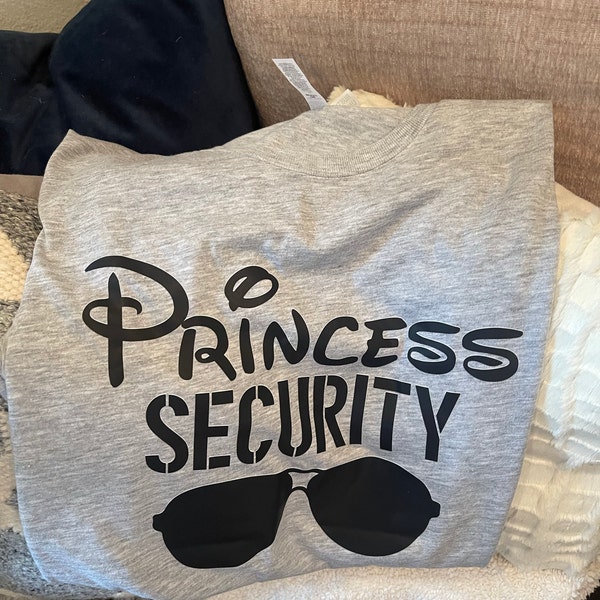 Princess Protection Shirt, Gift for Boyfriend, Couples T Shirt, Womens ...