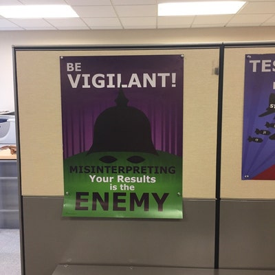 Statistics Propaganda Poster Garbage In, Garbage Out - Etsy