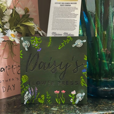 Mini Flower Press Small Portable Pocket Press Gift for Plant Lover ...