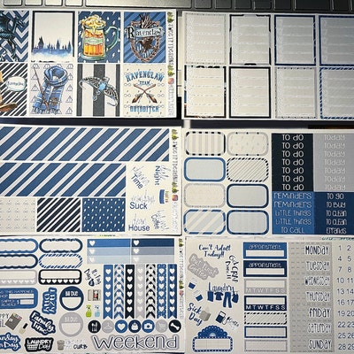 Deluxe Weekly Planner Sticker Kit - Etsy