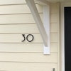 4 Inch Modern House Numbers - Custom Address Sign - Art Deco Mailbox ...