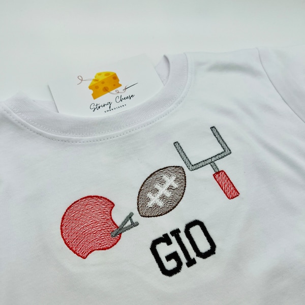 Football Trio Sketch Embroidery Design - Etsy
