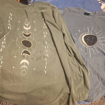 Custom Total Solar Eclipse Shirt Path of Totality Shirt Countdown to ...