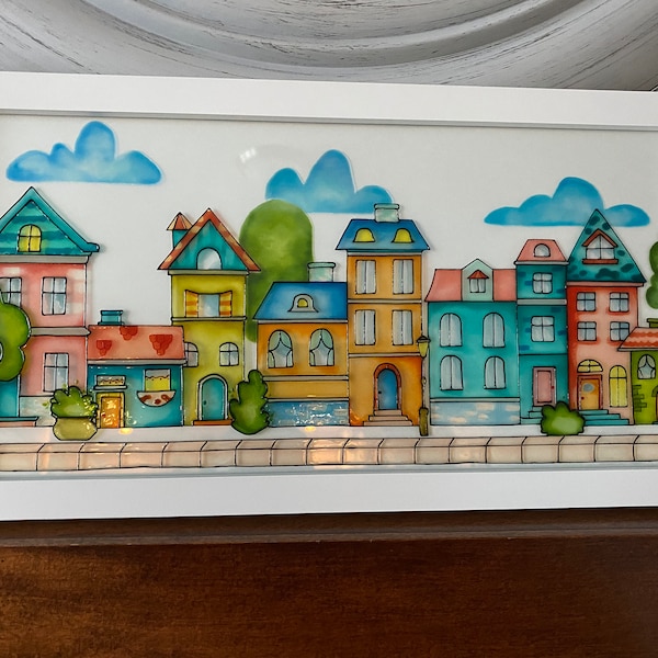 Floral Eslimi Tile Pattern: Stained Glass Painting - Handmade Vibrant ...