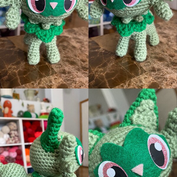 Sprigatito Crochet Amigurumi Pattern - Etsy