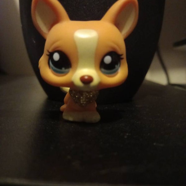 Littlest Pet Shop Dog LPS Blind Bag Pink Husky #1793 Glitter #2297 Blue ...