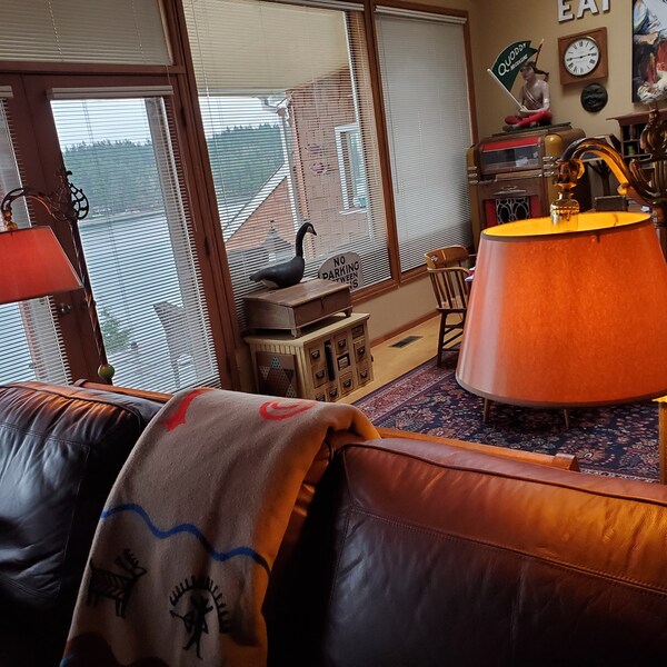 Custom Vintage GE Electric Meter Lamp on Oak Base - Etsy