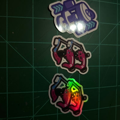 Splatoon Inspired Badge Fan Art Weapons Holographic - Etsy