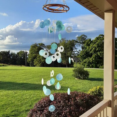 30 Round Capiz Shells 2 5cm With 2 Holes in Various - Etsy