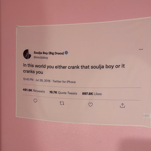 SZA W All Due Respect No Respect is Due | Tweet Tapestry, Gift, Dorm ...