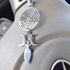 Atomic Whirl Necklace, Bohr Atom Nuclear Atheist Symbol Charm Pendant ...