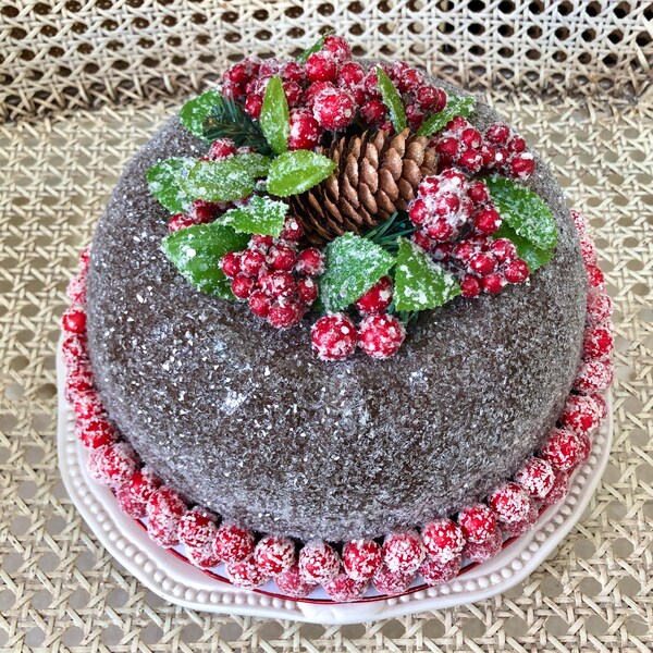 Christmas Bundt Cake, Fake Bake, Christmas Decorations, Holiday - Etsy