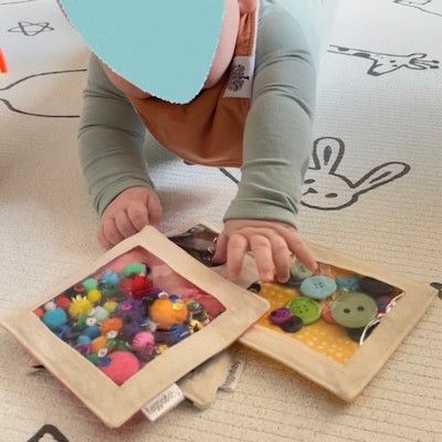 Sensory Toy With Colorful Buttons. for Young Children and People With ...