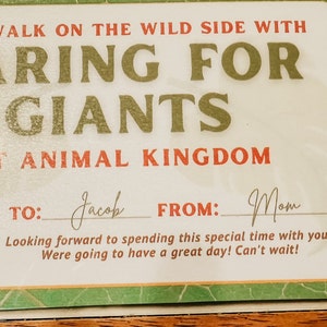 Fun Day Ticket, Kids Experience Gift Souvenir, Custom Printable Yes Day ...