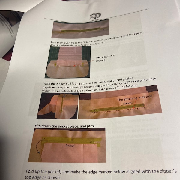 Wallet Sewing Pattern, Checkbook Wallet, Cell Phone, Long Wallet, Bi ...