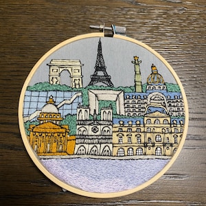 Vienna Austria. Hand Embroidery Pattern PDF. DIY. Embroidery - Etsy