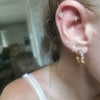 14K Solid Gold Snake Piercing Minimalist Tragus Piercing - Etsy