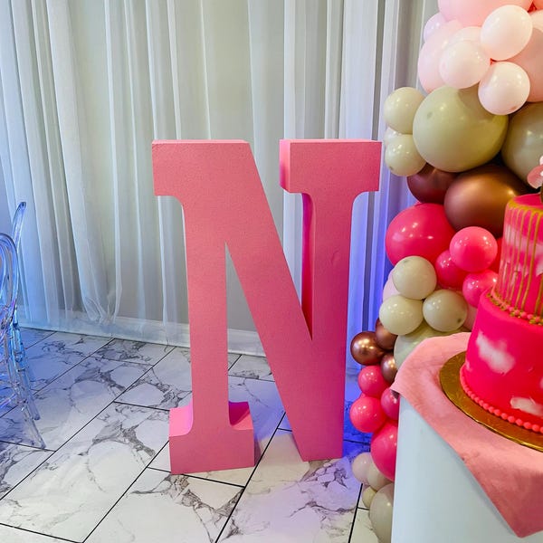 Giant Prop Numbers for Birthday Parties | Custom Made Self Standing ...