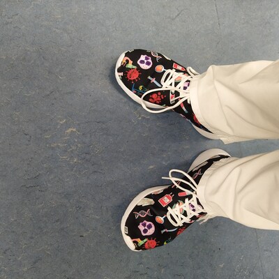 MEDICAL LAB SCIENCE Custom Sneakers,fun Lab Scientist Shoes, Med Tech ...